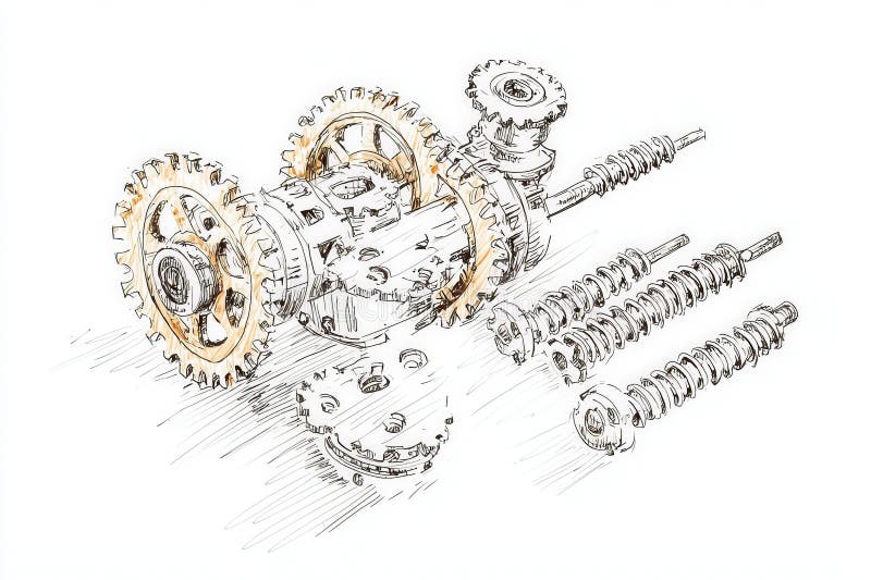 Mechanical Sketch Stock Illustrations – 35,561 Mechanical Sketch Stock ...
