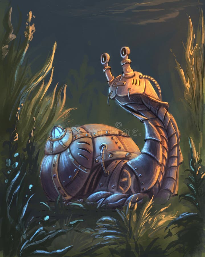 Mechanical Snail Stock Illustrations – 95 Mechanical Snail Stock ...
