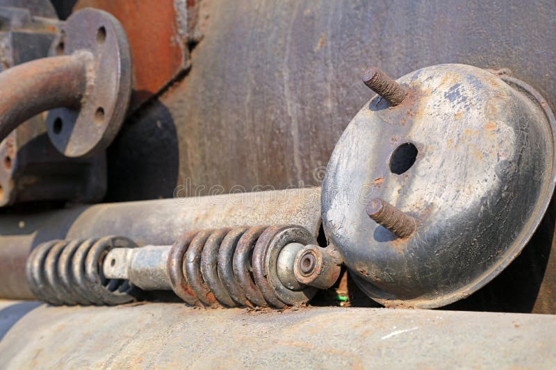 Mechanical spring device stock photo. Image of springs - 382460086