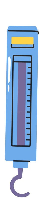 Mechanical Spring Scale Measuring Instrument Stock Vector ...