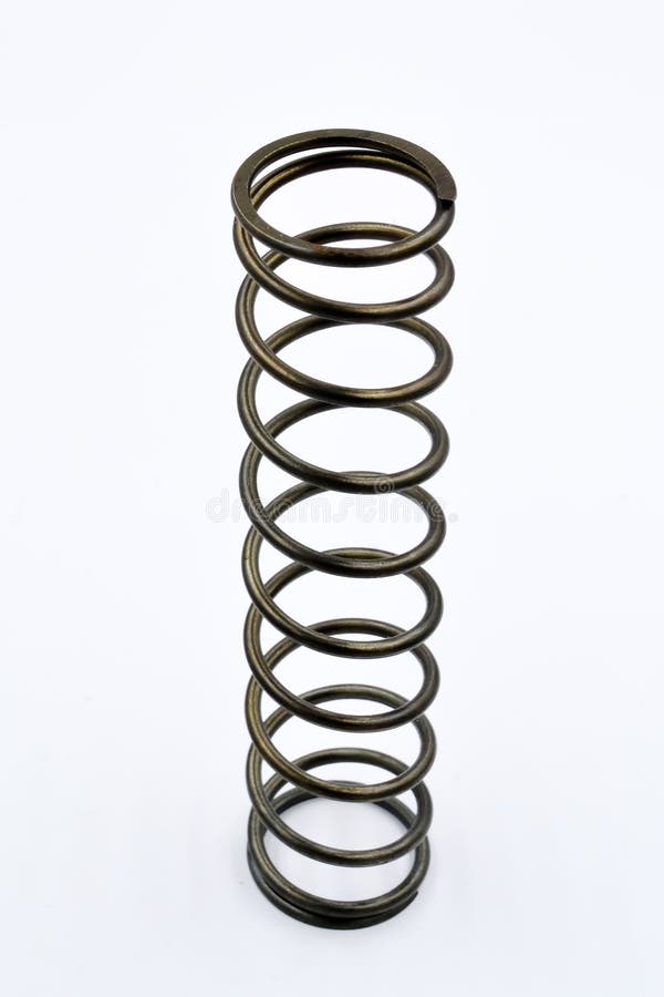 Mechanical spring stock photo. Image of hardened, component - 97207006