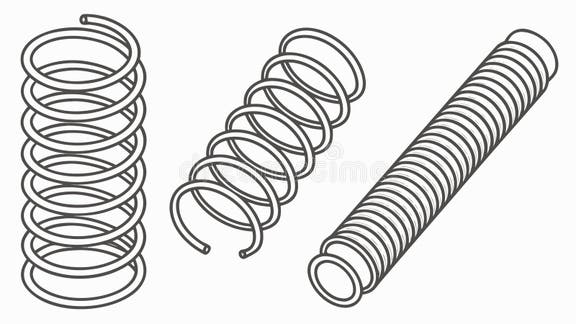 Mechanical Springs, Compression, Industrial Components, Engineering ...