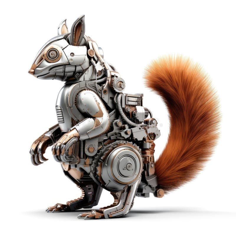 Mechanical Squirrel Toy Showcases Intricate Design and Playful ...