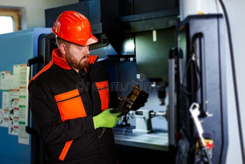 Mechanical Technician Operative of Cnc Milling Cutting Machine Center ...