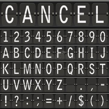 Timetable Font Stock Illustrations – 2,246 Timetable Font Stock ...