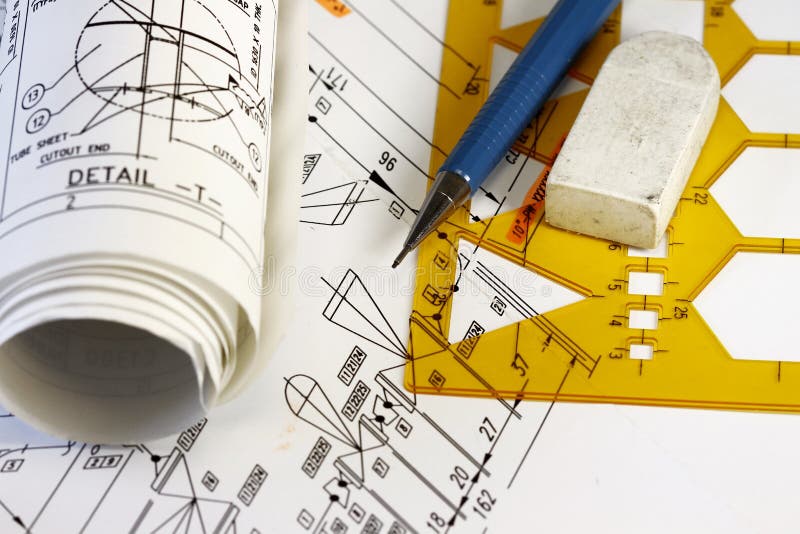 Mechanical engineering stock photo. Image of template - 13861966