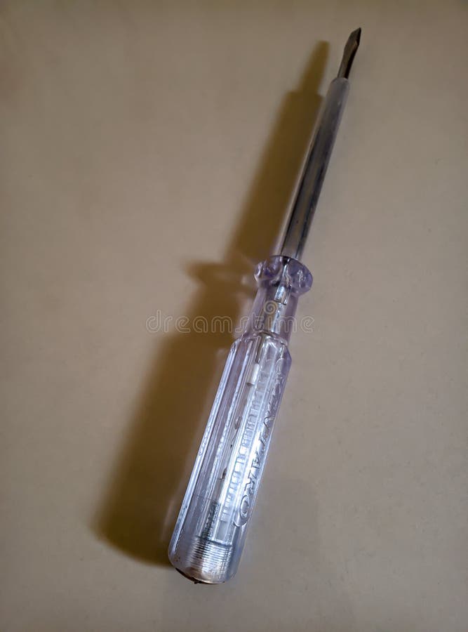 A Mechanical Tools Called Screwdriver Stock Photo - Image of wheel ...