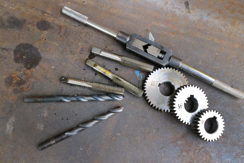 Mechanical Tools and Equipment Stock Photo - Image of metal, metallic ...