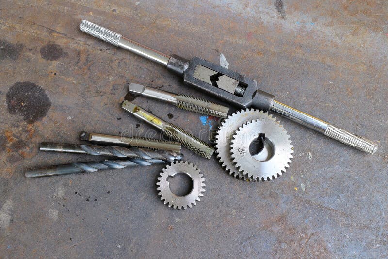 Mechanical Tools and Equipment Stock Photo - Image of industrial, group ...