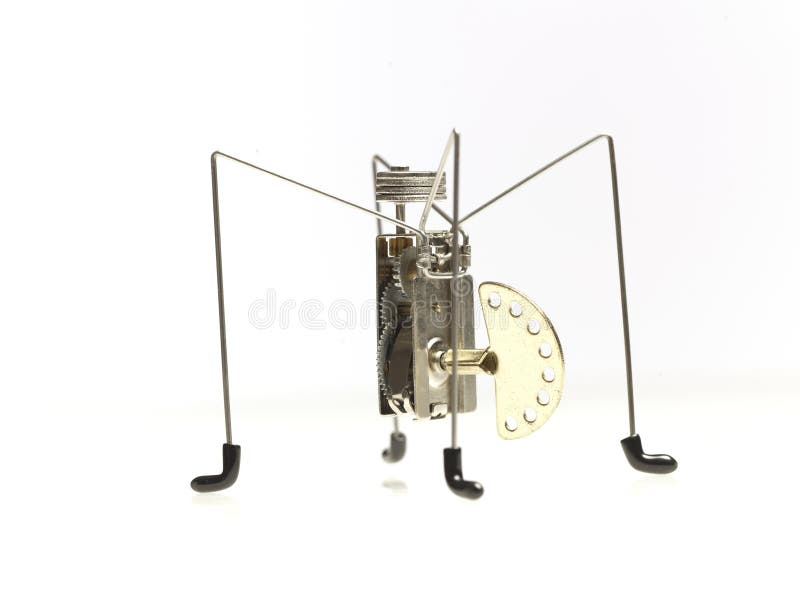 Mechanical Toy with Wind Up Key Stock Photo - Image of mechanical ...
