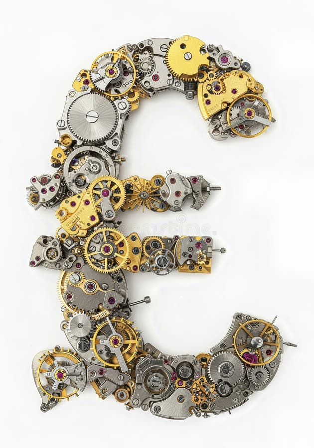 Mechanical Typeface Design Created from Vintage Clockwork Gears the ...