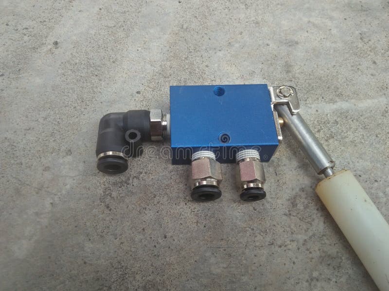 Mechanical valve stock image. Image of engine, blue - 279182659