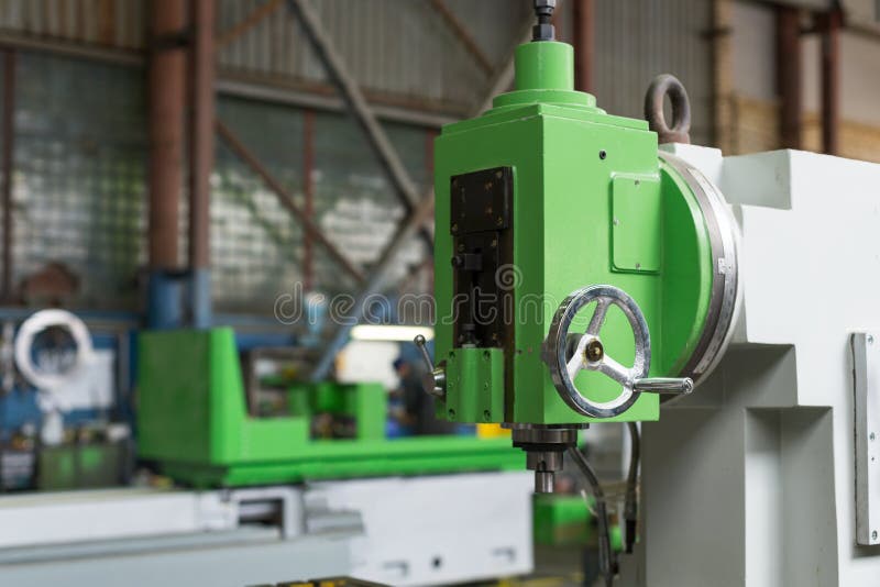 Mechanical Vertical Milling Machine. Stock Photo - Image of mechanical ...