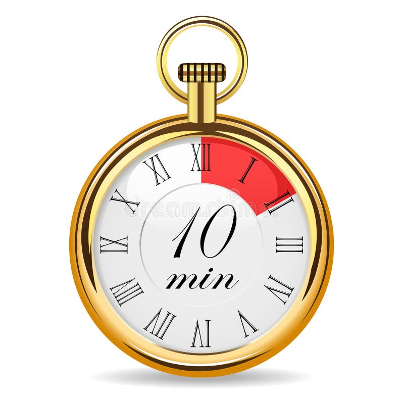 10 Minutes Clock Face Vector Ten Minute Icon Stock Vector ... 10 Minutes Clock Face Vector Ten Minute Icon Stock Vector ...