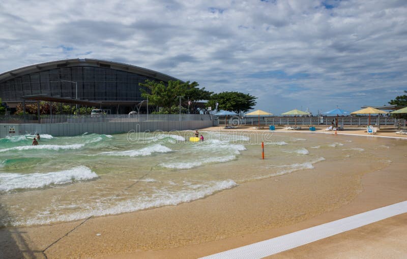 Mechanical wave pool stock image. Image of white, mechanical - 70014151