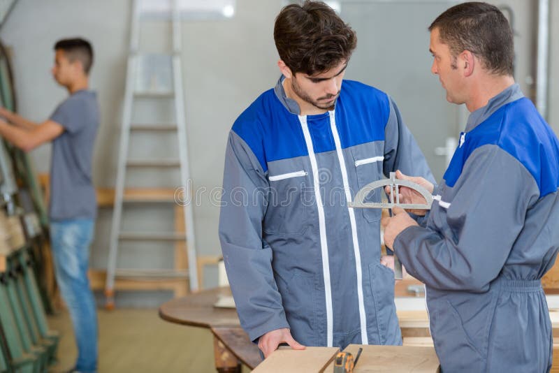 Mechanics Checking Parts Something Stock Image - Image of reliable ...