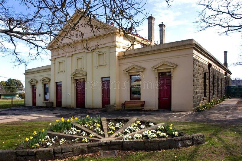 Mechanics Institute stock image. Image of institute, bluestone - 1179375