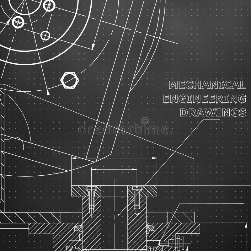 Mechanics. Technical Design Stock Vector - Illustration of blueprint ...