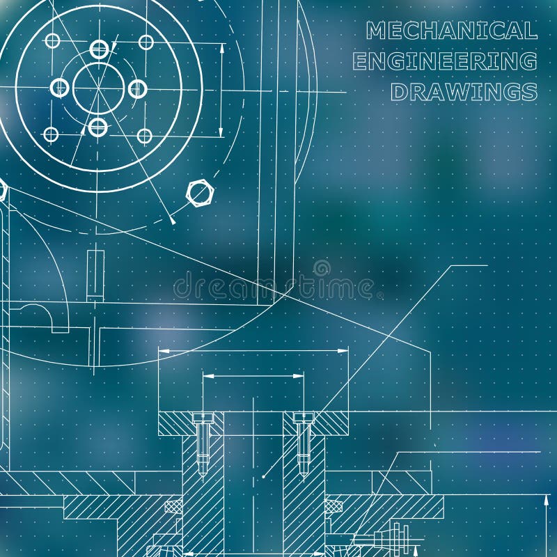 Mechanics. Technical Design Stock Vector - Illustration of sketch ...