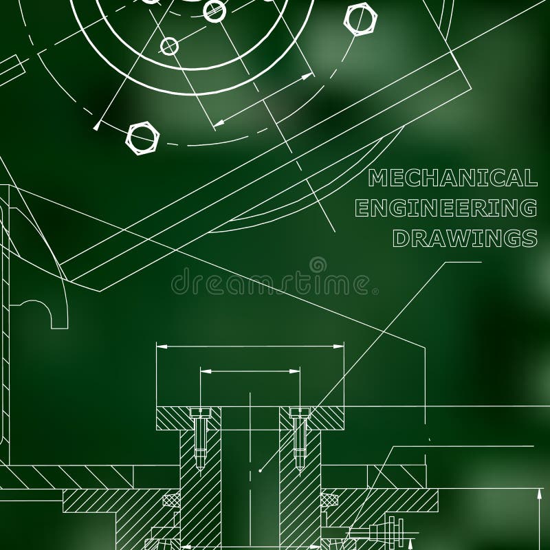 Mechanics. Technical Design Stock Illustration - Illustration of ...