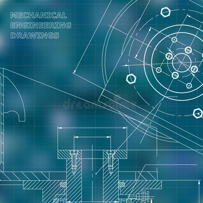 Mechanics. Technical Design Stock Vector - Illustration of line ...