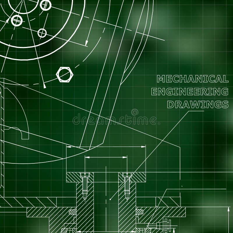 Mechanics. Technical Design Stock Vector - Illustration of mechanical ...