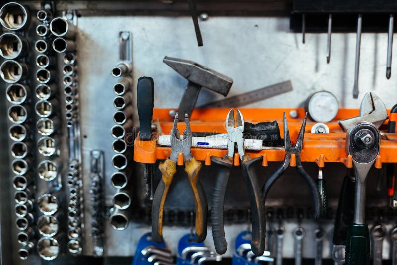 Mechanics tools stock image. Image of workshop, garage - 93685095