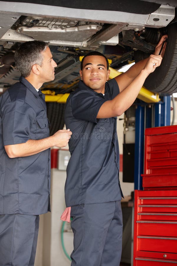 Mechanics at work stock image. Image of employed, mechanics - 21041719