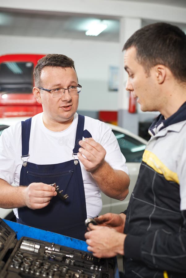 Mechanics at work shop stock photo. Image of equipment - 49880836