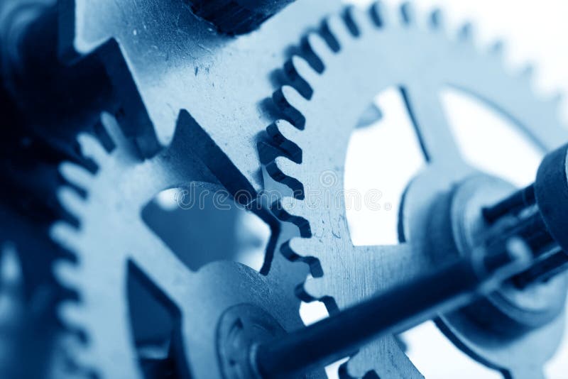 Mechanische Klok in Een Toren Van Het Kasteel Van Ducal in Szczecin ...