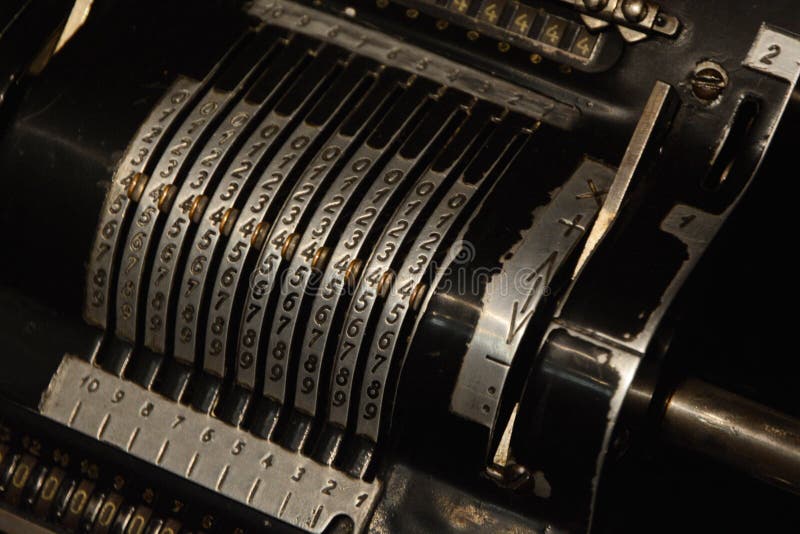 Mechanische Calculator Rekenmachine Stock Foto - Image of analogon ...