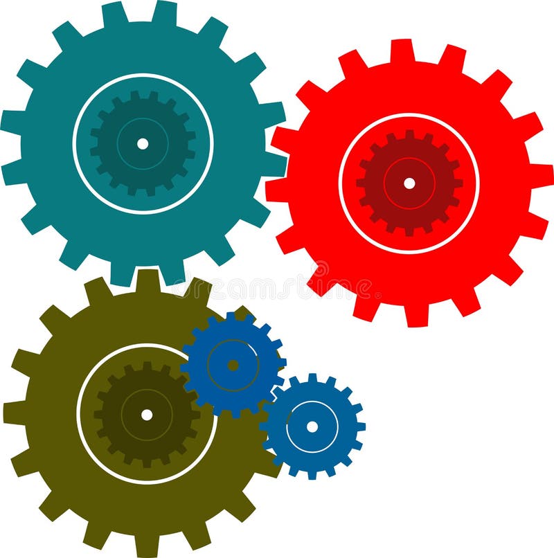 Mechanism stock vector. Illustration of mechanism, background - 26649174