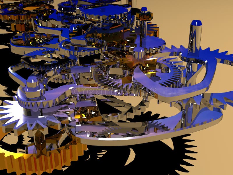 The mechanism stock illustration. Illustration of detail - 7722768