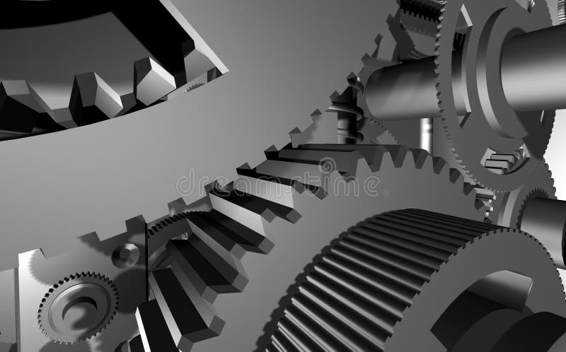 Mechanism stock illustration. Illustration of metal, background - 8149599