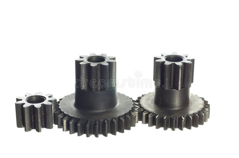 Mechanism with cog-wheels stock photo. Image of gear - 69256616