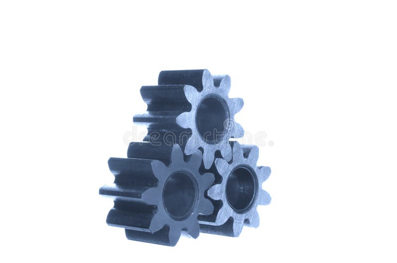 Mechanism with cog-wheels stock photo. Image of gear - 69256616
