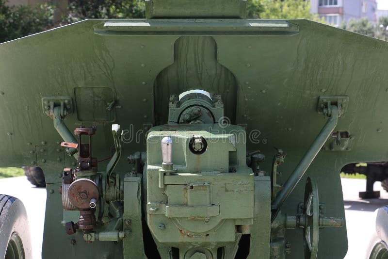 The Artillery Gun of the Second World War Stock Image - Image of 1942 ...