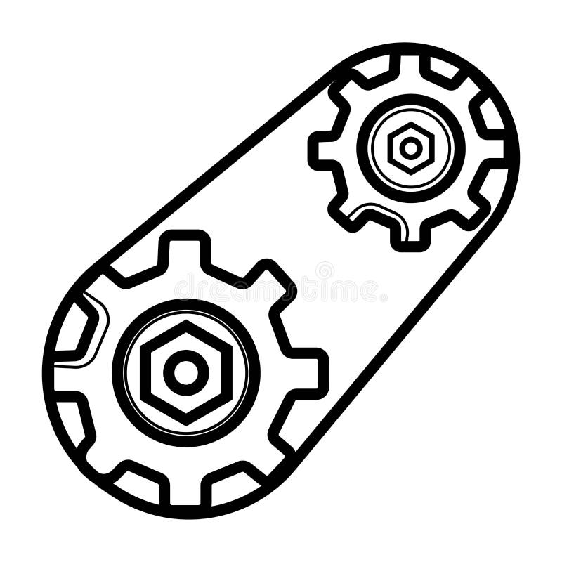 Mechanism Icon Vector stock vector. Illustration of progress - 147821206