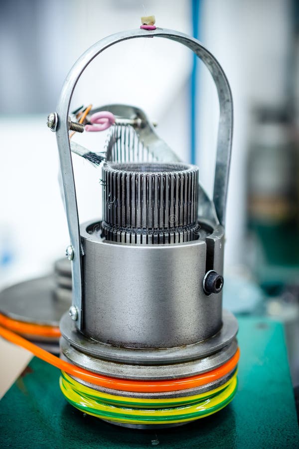 Mechanism for Making Metal Braiding. Stock Image - Image of mechanical ...