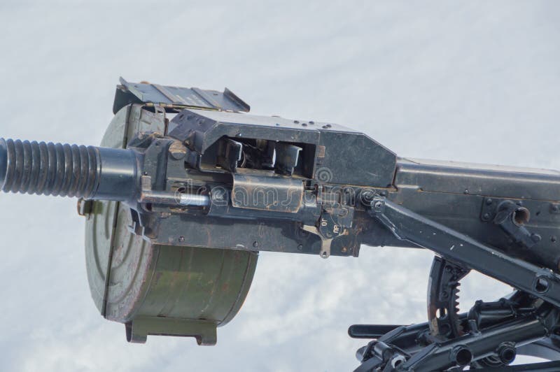 The Mechanism of the Russian Grenade Launcher on the Frame. Stock Image ...