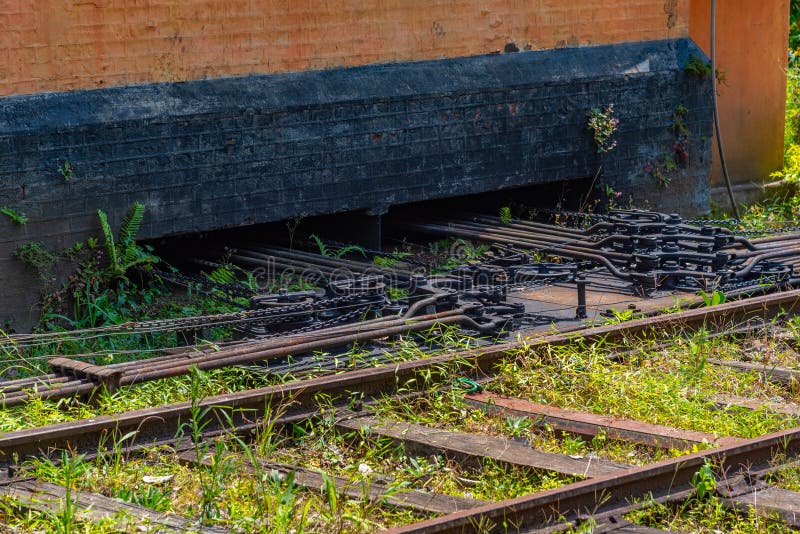 Mechanism for Switching Rail Tracks Used in Sri Lanka Stock Photo ...