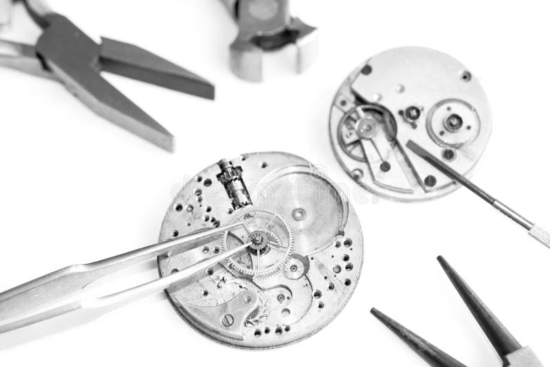 Mechanisms of watches stock image. Image of grunge, mechanism - 66065989