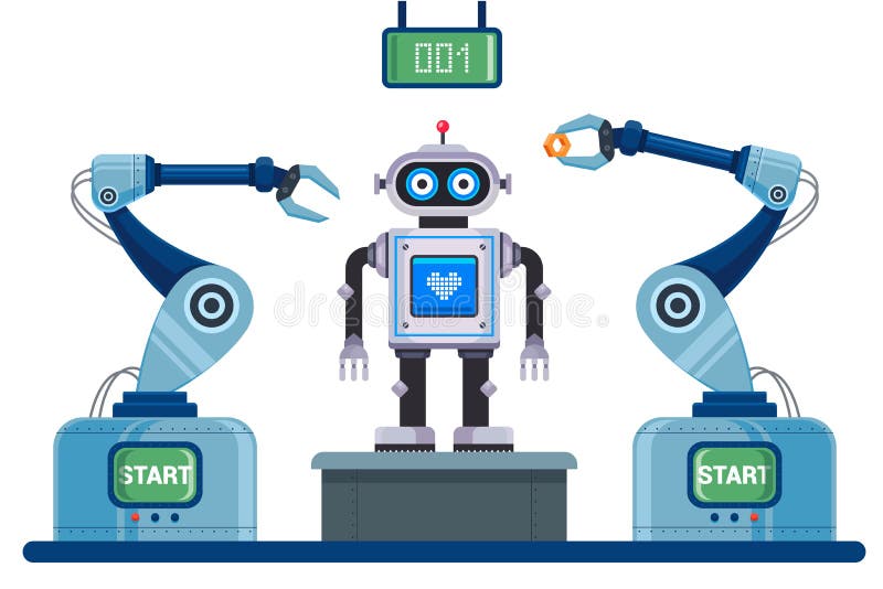 Mechanized Android Stock Illustrations – 145 Mechanized Android Stock ...