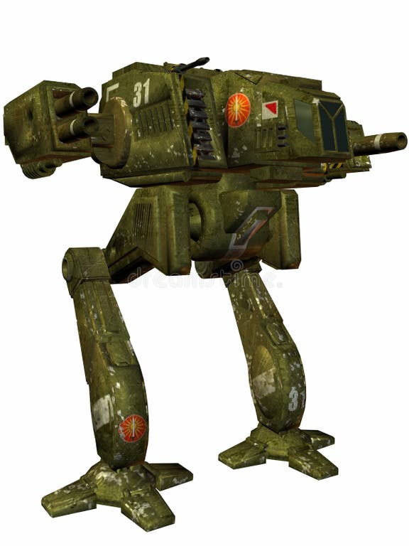 MechBot stock illustration. Illustration of sentry, hardware - 1629641