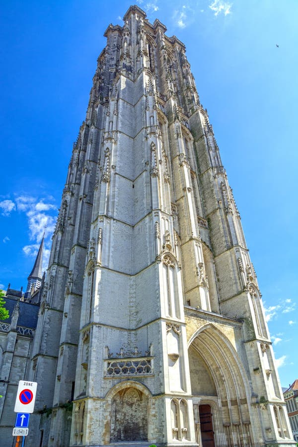 Mechelen, Belgium stock photo. Image of tower, mechelen - 119566860