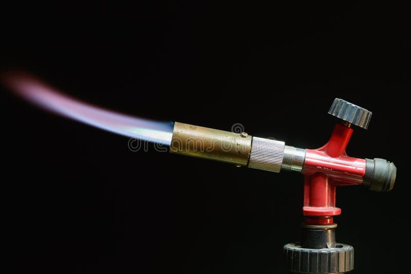 Mechero de gas foto de archivo. Imagen de llama, industrial - 51192348