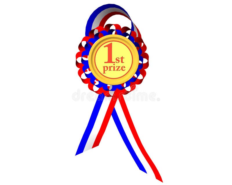 Medaglia del primo premio illustrazione di stock. Illustrazione di ...