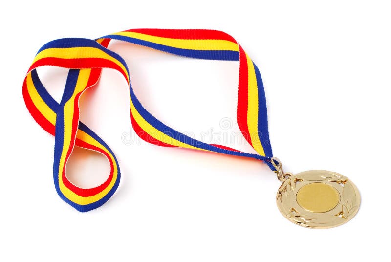 Medaglia d'oro immagine stock. Immagine di campione, riuscito - 19883415