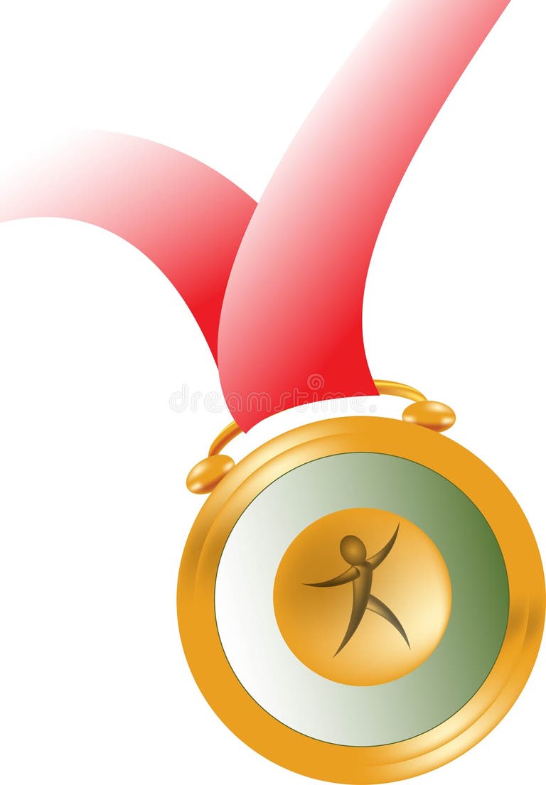 Gold Medal Line Drawing Stock Illustrations – 1,462 Gold Medal Line ...