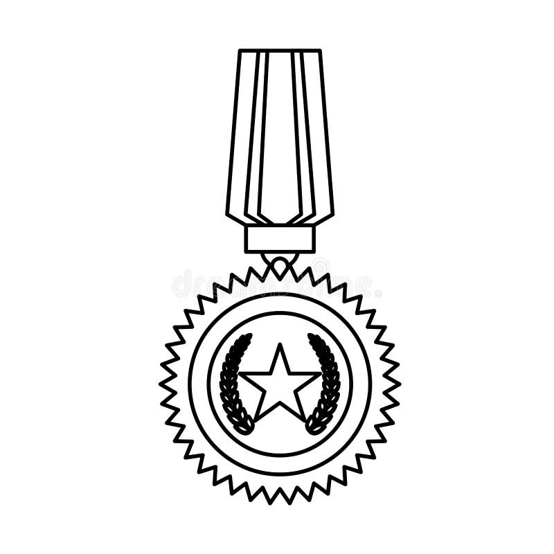 Medal of Honor for the Best Military Stock Illustration - Illustration ...
